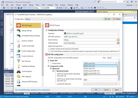 Creating ESP ADF Projects With Visual Studio VisualGDB Tutorials