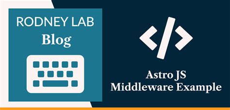 astro js middleware example request logging 📝 rodney lab