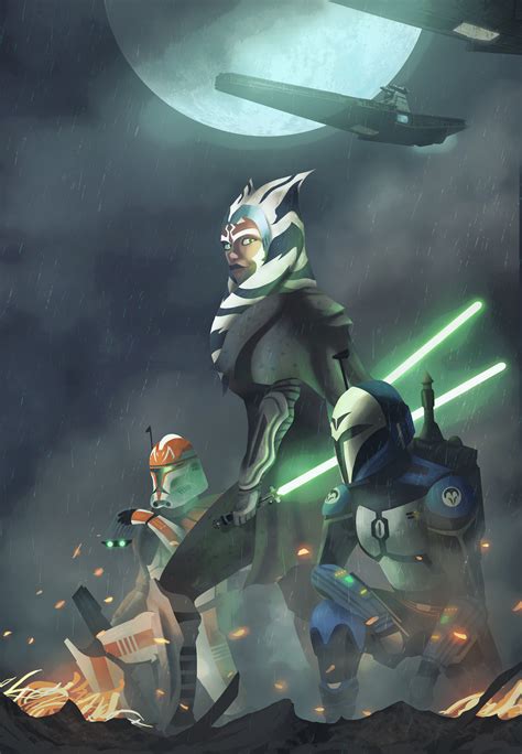 Drew Ahsoka Rex And Bo Katan After The Clone Wars Hype Hope You Guys Like It Rimaginaryjedi