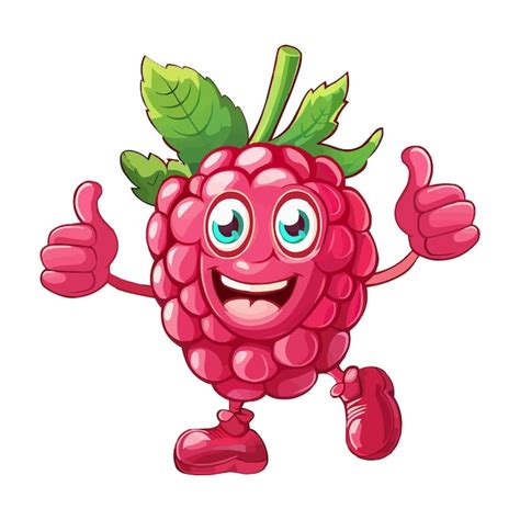 Cute Raspberry Mascot Vectors And Illustrations For Free Download Freepik