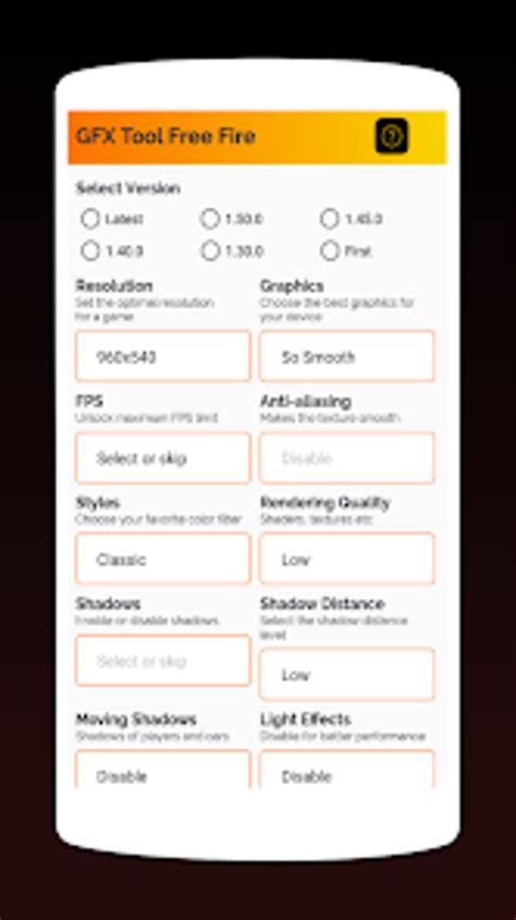 Gfx Tool For Free Fire Sensiti For Android Download