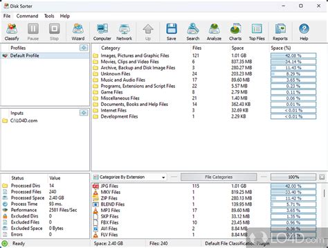 Disk Sorter Screenshots