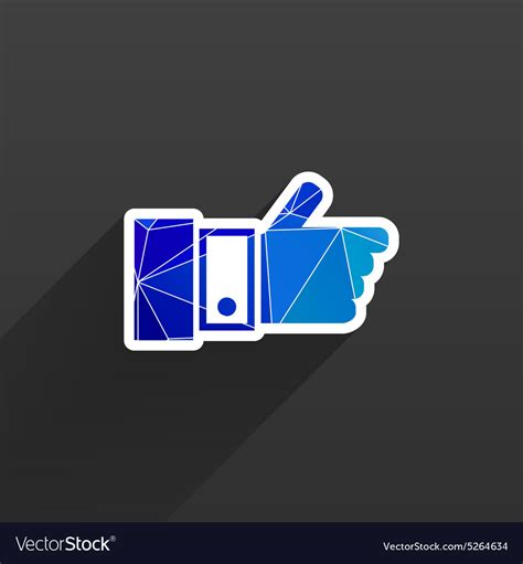 Pointing Hand Icon Finger Pointer Touch Royalty Free Vector