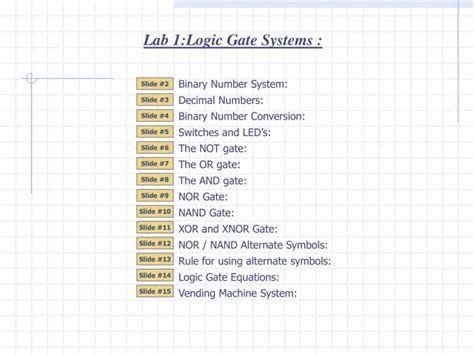 PPT Exploring Binary Number Systems Logic Gates PowerPoint Presentation ID 9488356