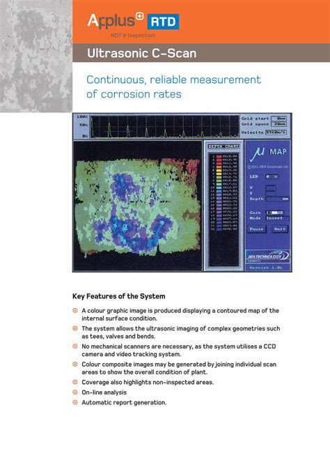 Pdf Ultrasonic C Scan Applus Rtd · Ultrasonic C Scan Is A Versatile Ultrasonic Imaging