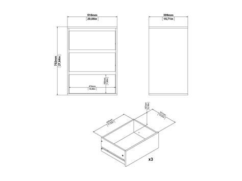 Drobac Ladekast Multifunctionele Ladekast Slaapkamerladekast Kast