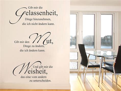 Wandtattoo Gib Mir Die Gelassenheit Wandtattoode