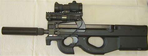 Military And Defense Modern Firearm Fn P90 Submachine Gun Belgium