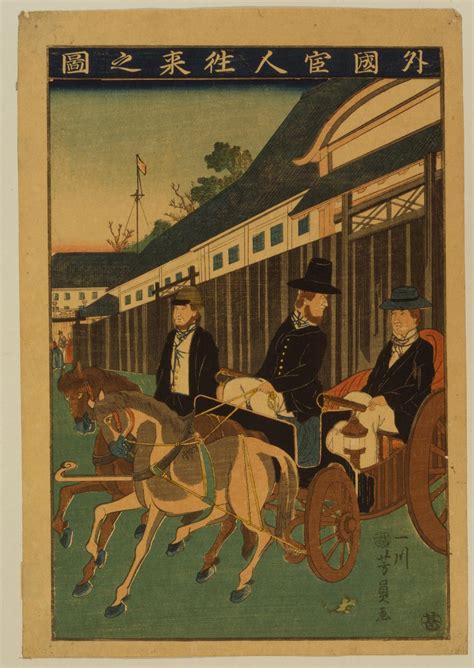 明治时代浮世绘中的西洋人看大众美术对政经生活的影响 知乎