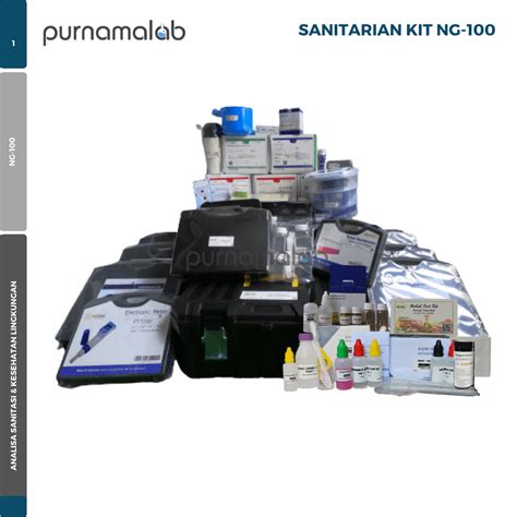 Sanitarian Kit Ng 100 Purnamalab One Stop Solution For Food Safety