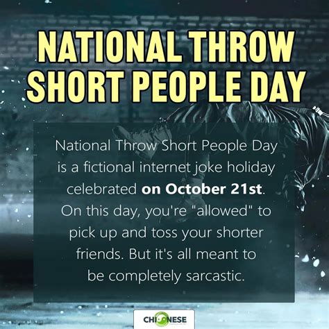National Throw Short People Day How The Internet Joke Started