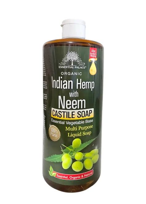 Essential Palace Organic Indian Hemp With Neem Castile Soap Butu