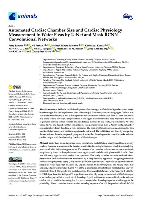 Pdf Automated Cardiac Chamber Size And Cardiac Physiology Measurement