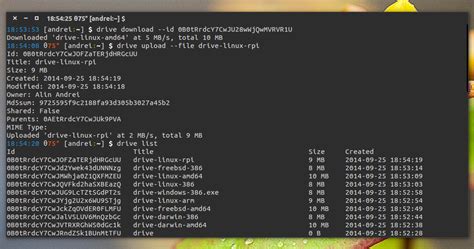 Gdrive A Simple Google Drive CLI Client Cross Platform Web Upd8 Ubuntu Linux Blog