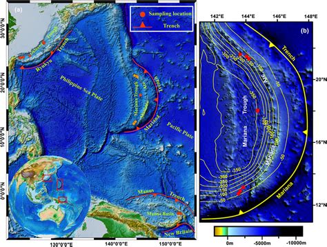 A Geologic Map Of The Mariana Ryukyu And Manus Subduction Zones In Download Scientific