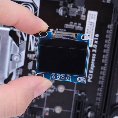 Módulo De Pantalla Oled Placa De Circuito De Pantalla De Visualización 12864 Dc 33 5 V Blanco