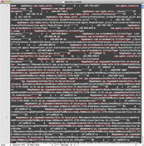 iphone how to parse the manifest mbdb file in an ios 4 0 itunes backup stack overflow