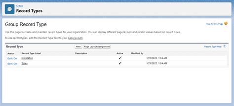 Record Types In Salesforce Explained 2025