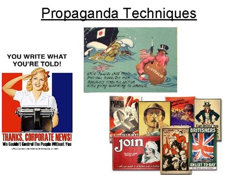 Propaganda Techniques Assertion An Enthusiastic Or Energetic Statement