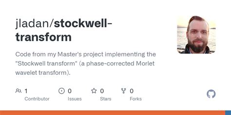 Github Jladanstockwell Transform Code From My Masters Project Implementing The Stockwell