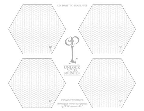 Hexes Drafting Template Pdf