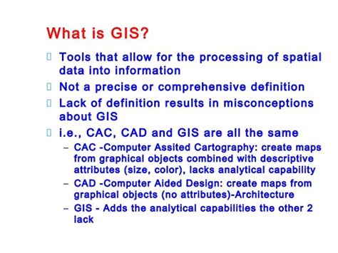 Chap1 Introduction To Geographic Information System Gis