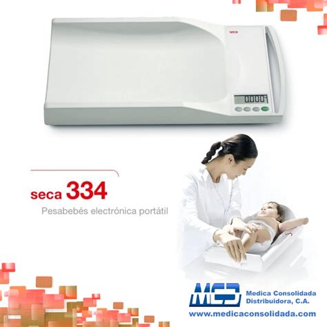 Pesabebés Electrónica Portátil Seca 334 Médica Consolidada
