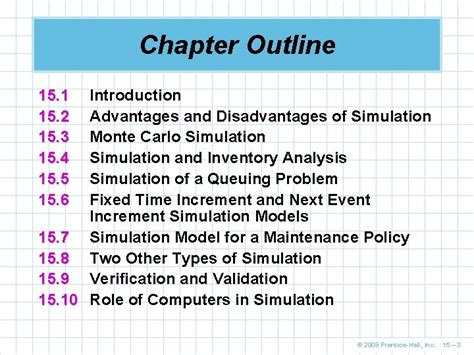 Chapter 15 Simulation Modeling To Accompany Quantitative Analysis