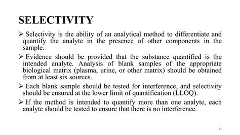 Usfda Guidelines For Bioanalytical Method Validation Pptx
