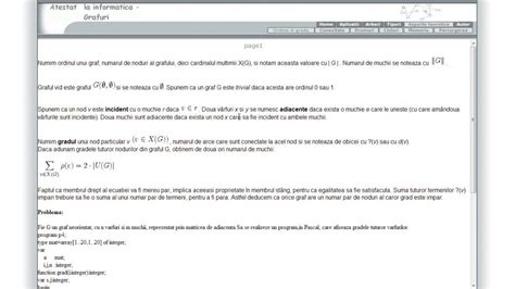 Atestat Informatica Grafuri Atestat Informatica Html 2020