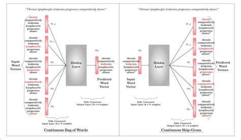 An Overview Of The Continuous Bag Of Words Algorithm And The Download Scientific Diagram