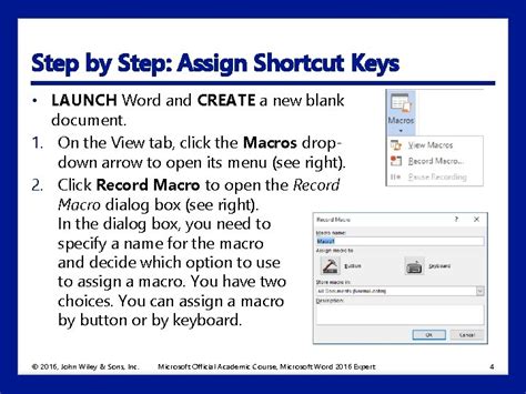 Microsoft Word 2016 Expert Lesson 5 Using Macros