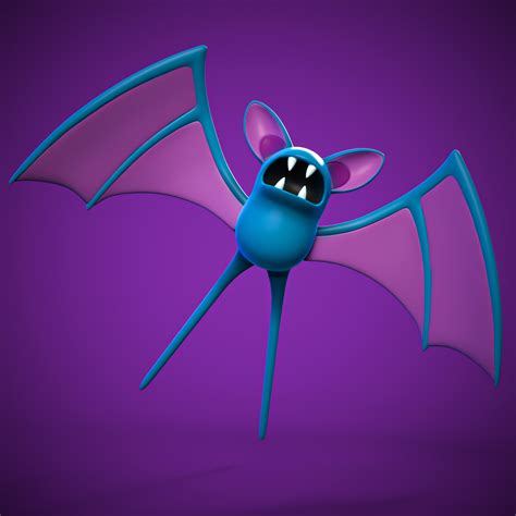 Free Stl File Zubat Pokemon 🐉・3d Printable Design To Download・cults