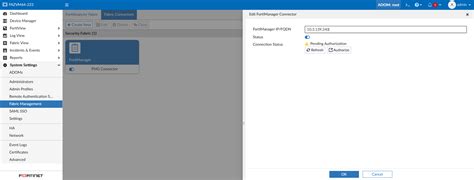 Adding Fortianalyzer Devices Using A Fabric Connection Fortimanager 7
