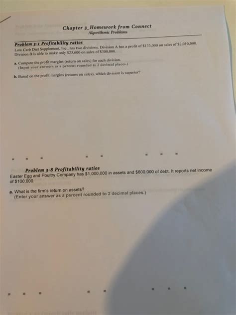 solved chapter 3 homework from connect algorithmic problems