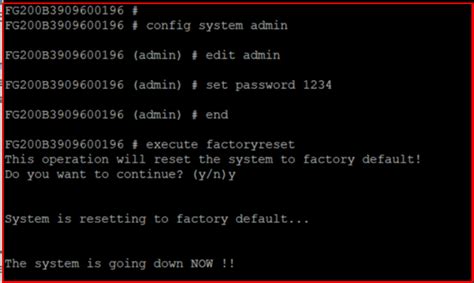 How To Reset Forgotten Fortigate Firewalls Password SYSTEMCONF
