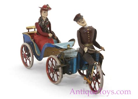 Lehmann Anxious Bride Tin Windup Toy Sold Antique Toys For Sale