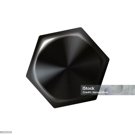 블루 메탈 사실적인 볼트 헤드 블랙 스크류 캡 표면 물체가 흰색 배경에 고립되어 있습니다 금속 제품을 파란색으로 칠하기 위한