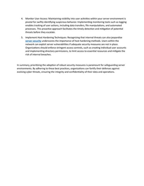 Securing Your Servers Top 5 Essential Practices Pdf