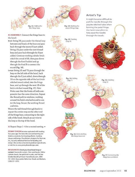 Images About Hand Beaded Jewelry Beading Tutorials Or Patterns On Pinterest Beaded