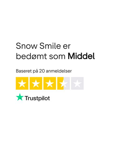 Anmeldelser Af Snow Smile Læs Kundernes Anmeldelser Af Snow Smile Life