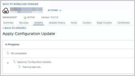 Async Patch Cannot Be Used In Sddc Manager 521
