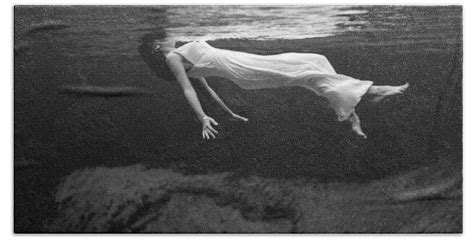 Model Floating In Water