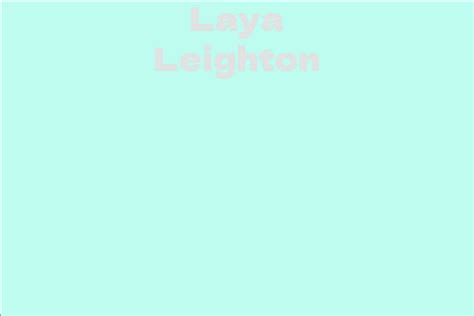 Laya Leighton Facts Bio Career Net Worth Aidwiki Laya Leighton Facts Bio Career Net Worth Aidwiki