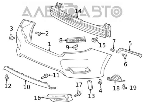 Бампер задний голый Honda Civic X FC 16-21 4d 04715-TBA-A00ZZ артикул ...