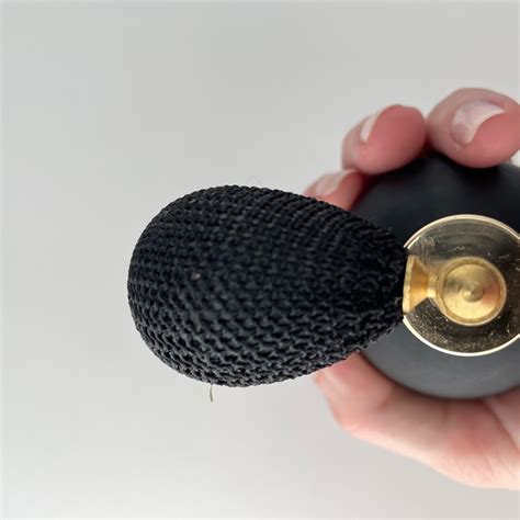 Black Glass Perfume Atomizer With Black Atomizer Glass Atomizer