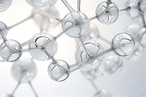 Premium Ai Image Abstract Molecules Design Atoms Background For Chemistry Science Generative Ai