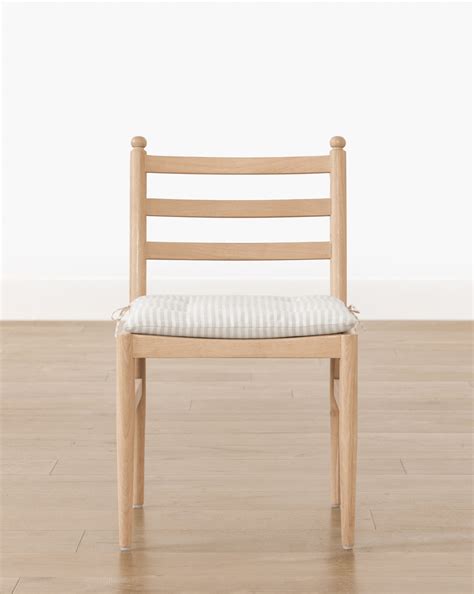 Oak Dining Chair With Cushion Mcgee And Co