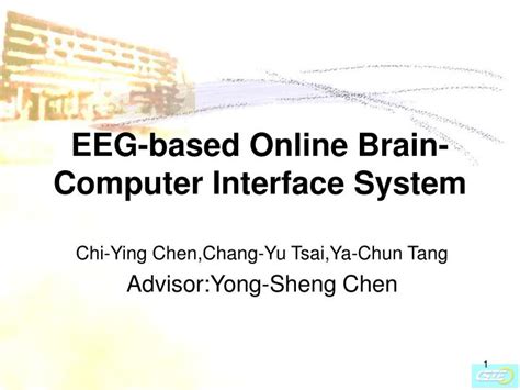 Ppt Eeg Based Online Brain Computer Interface System Powerpoint Presentation Id5734019