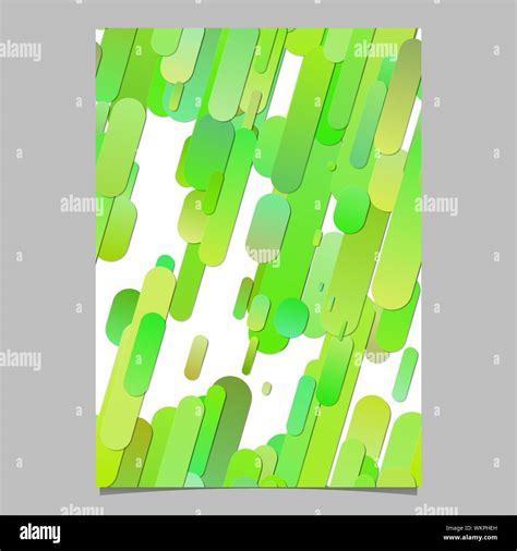 Green Trendy Abstract Gradient Stripe Pattern Brochure Background Vector Stationery Template